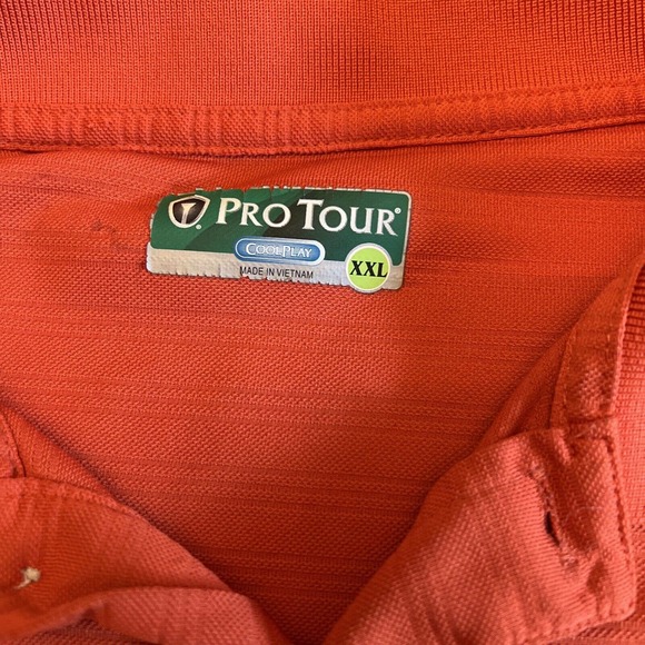 Pro Tour | Shirts | Orange Pro Tour Cool Play Xxl Golf Polo Shirt ...